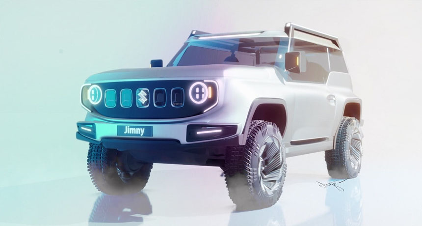 Suzuki to Launch All-Electric Jimny Next Year - Suzuki Teases New EVs