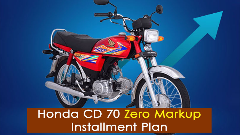 Honda CD 70 Now Available with Zero Markup Instalments